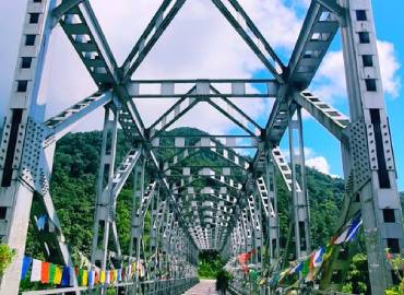 Jogighat Bridge near Nature Lover Homestay Sittong | Scenic Riverside ...